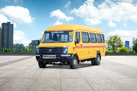 Force Traveller 26 School Bus 25 Seater/4020 Price in India - Mileage ...