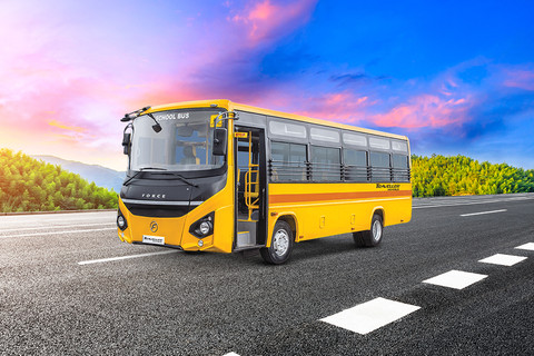 Force Traveller Mono Bus Scholar Pictures, See Interior & Exterior ...