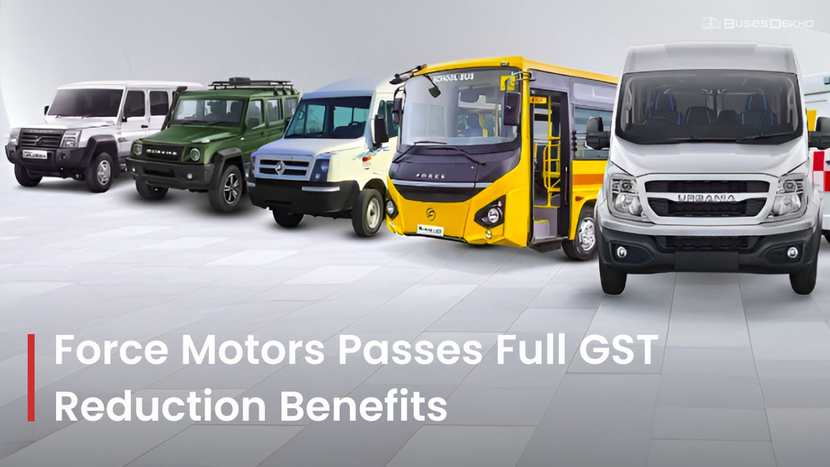 Force Motors Announces Revised Prices Passing Full GST Reduction Benefits